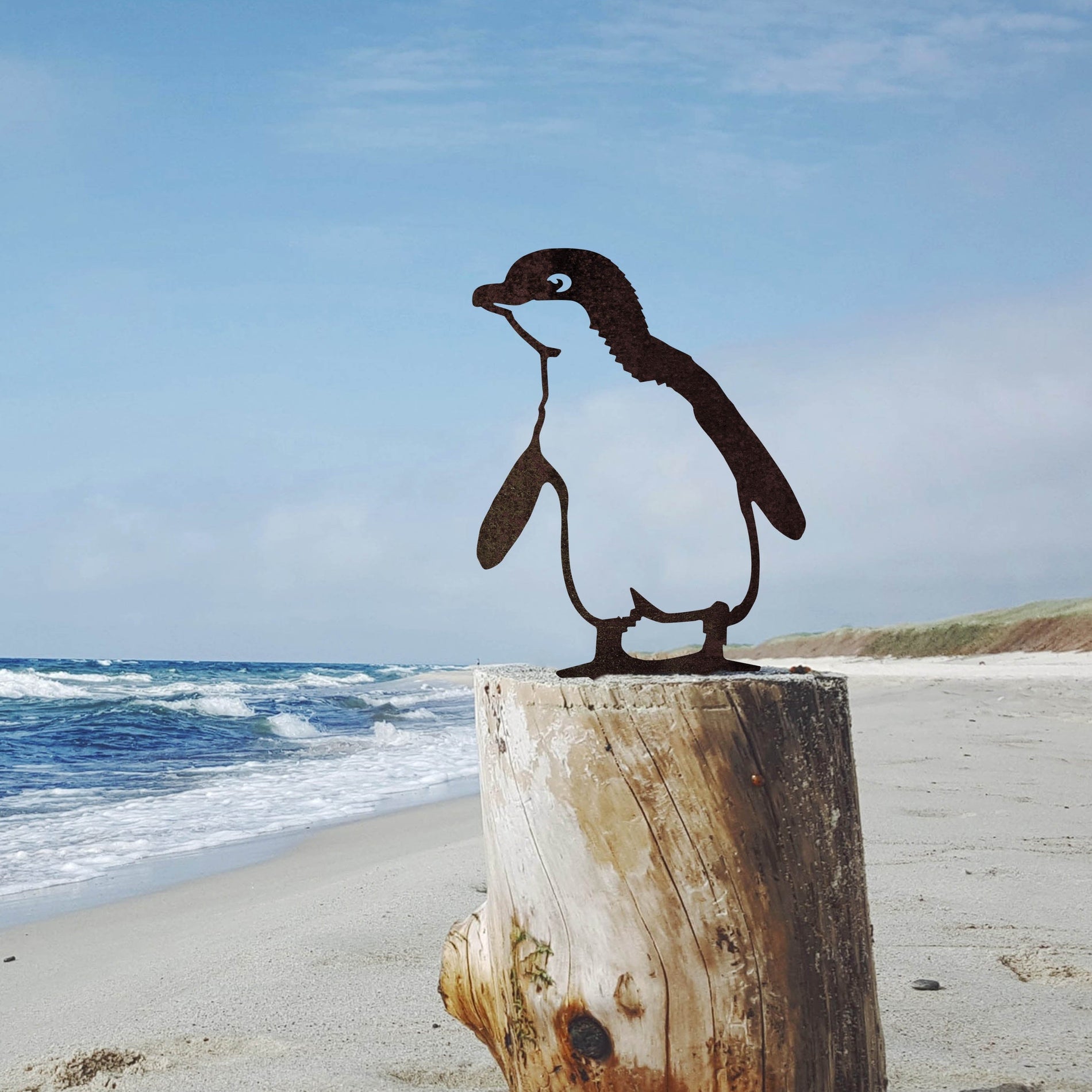 Penguin Garden Sculpture | Cute Australian Bird Art | Metalbird AU ...